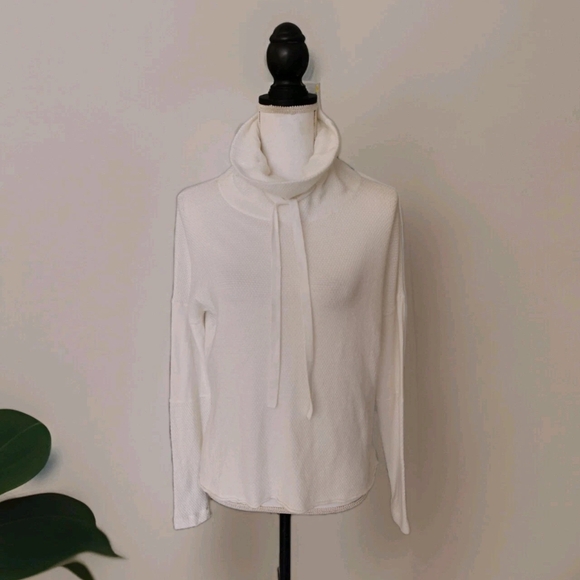 Kinross | Sweaters | Kinross White Cowl Neck Sweater | Poshmark